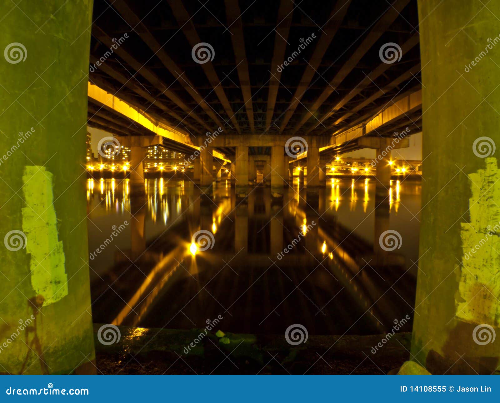 Under the bridge stock image. Image of bottom, base, girder - 14108555