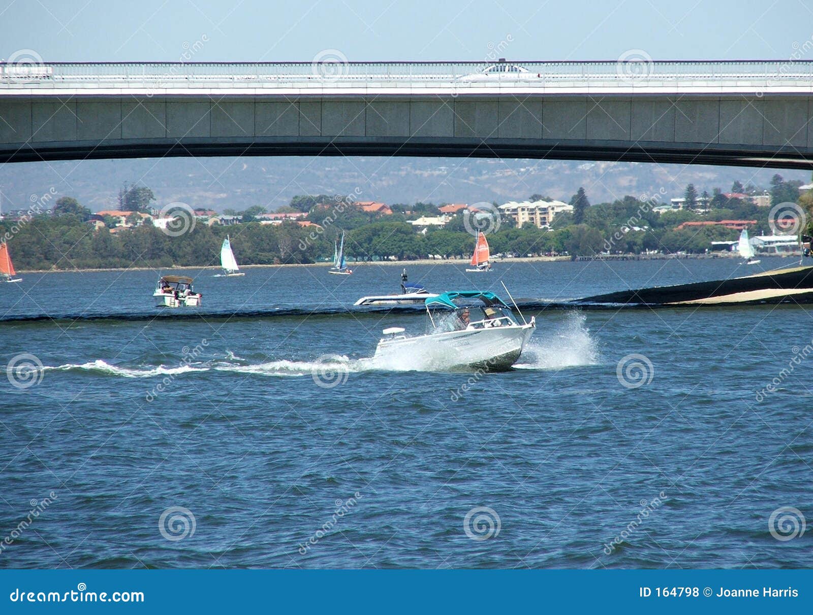 Under the bridge stock photo. Image of dingy, bridge, leisure - 164798
