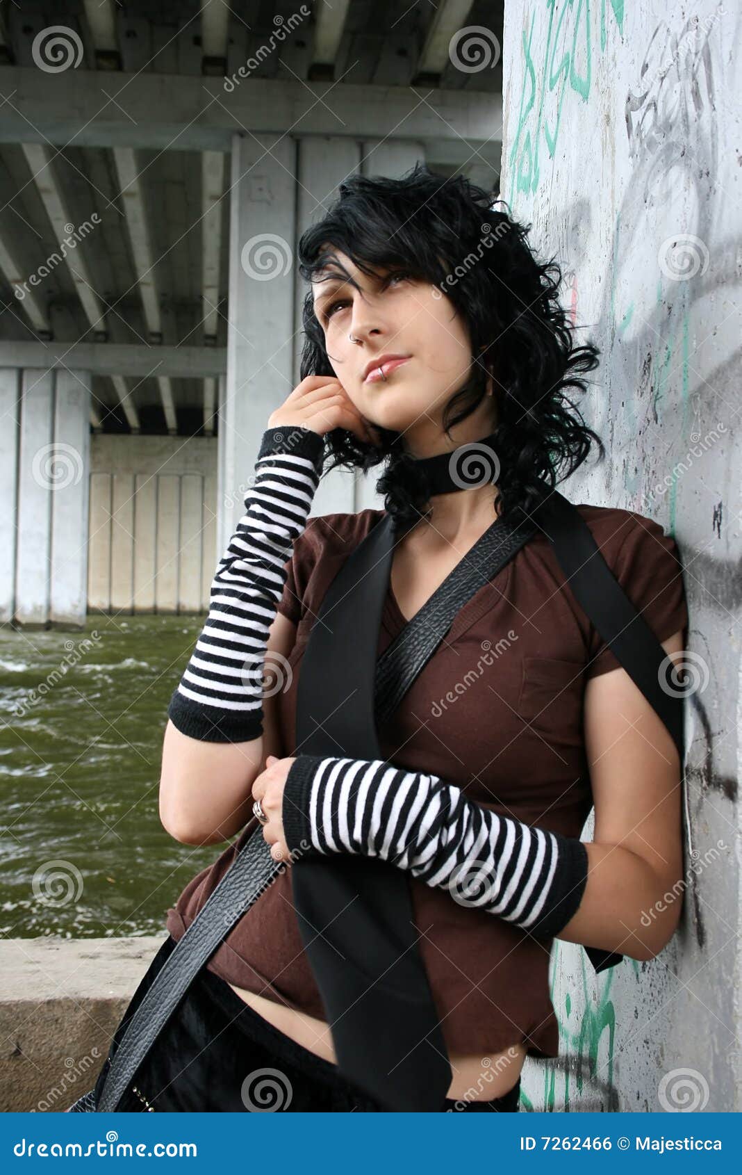 Under the bridge stock photo. Image of girl, shirt, people - 7262466