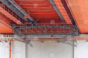 Under Bridge Access Platform Stock Image - Image of suspension ...
