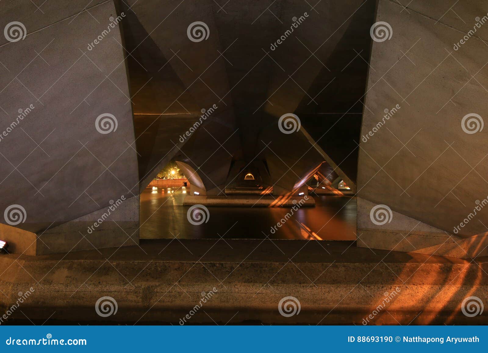 Under the Bridge Angel Scene Stock Photo - Image of bridge ...