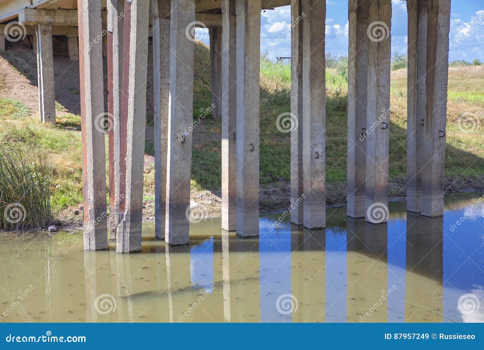 Under the bridge stock image. Image of beton, building - 87957249