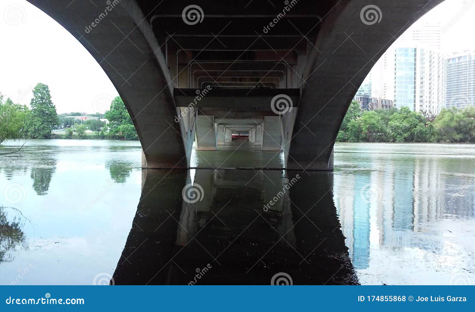 Under the bridge downtown stock photo. Image of nature - 174855868
