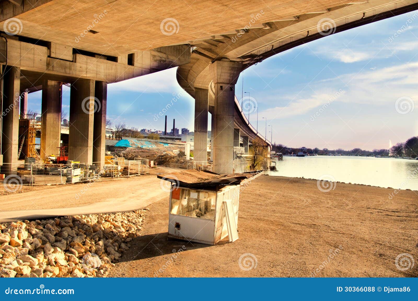 Under the bridge stock photo. Image of outdoor, structure - 30366088