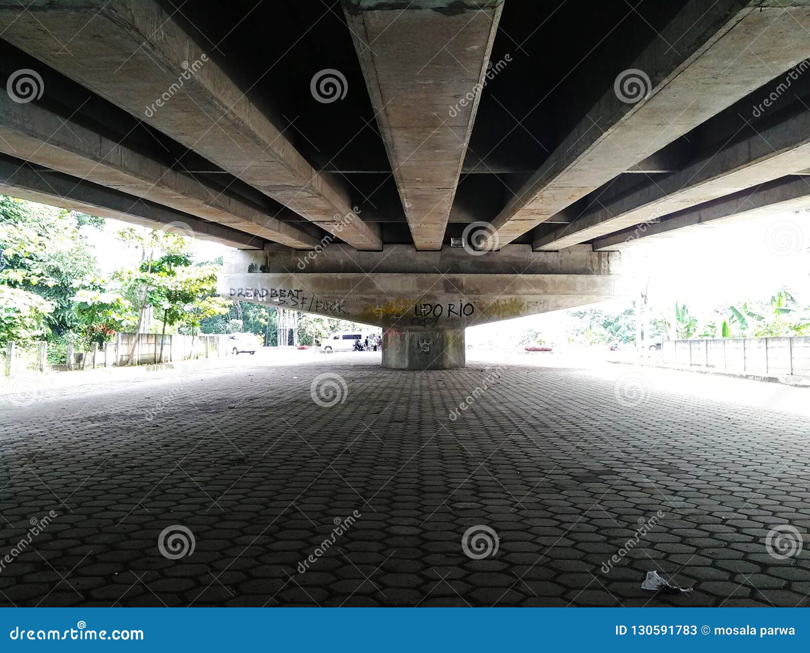 Under the bridge stock image. Image of flyover, view - 130591783