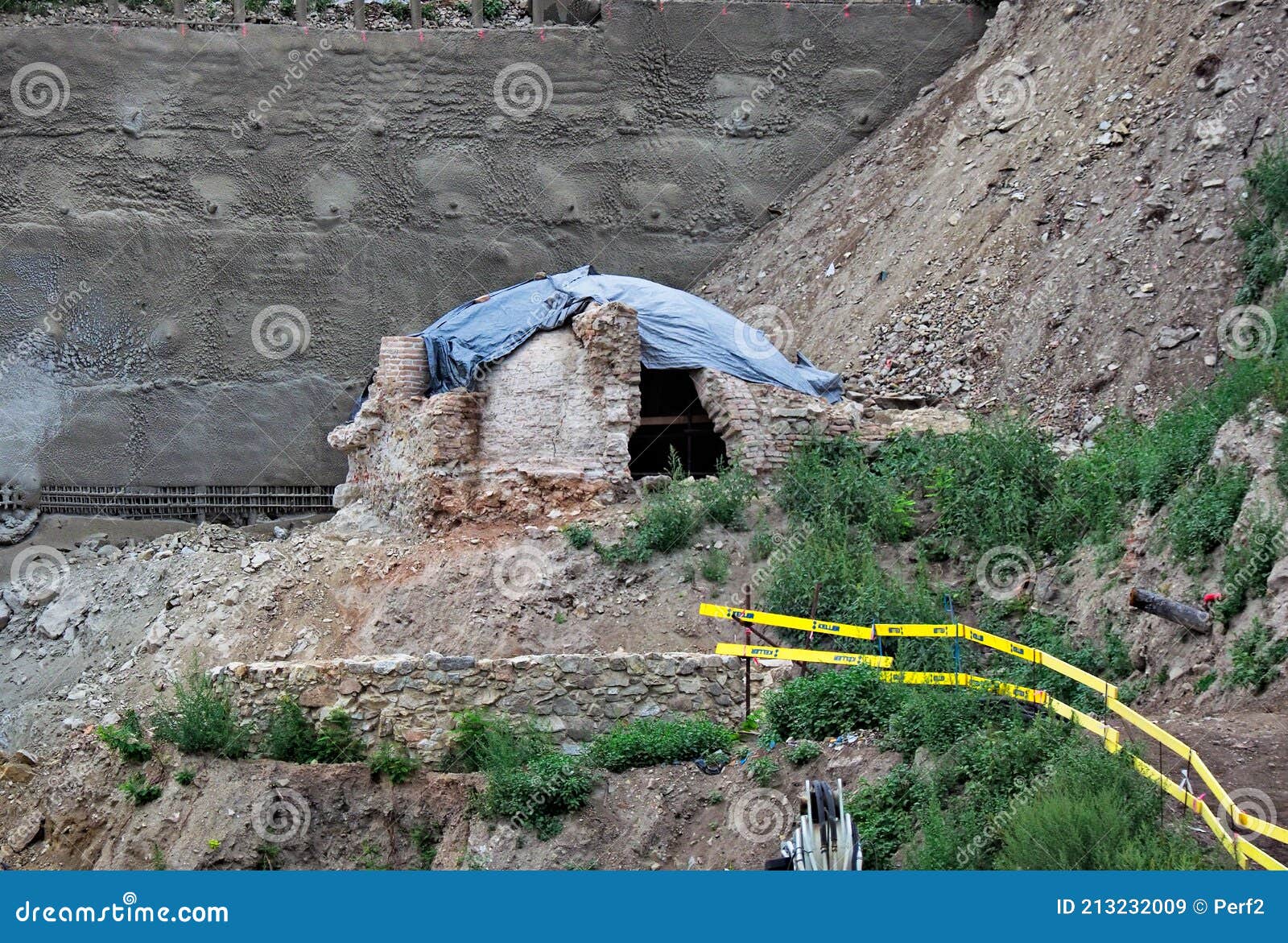 Under the castle editorial stock image. Image of construction - 213232009