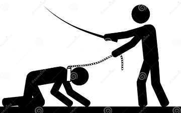 Under chain stock vector. Illustration of bondage, human - 43659490