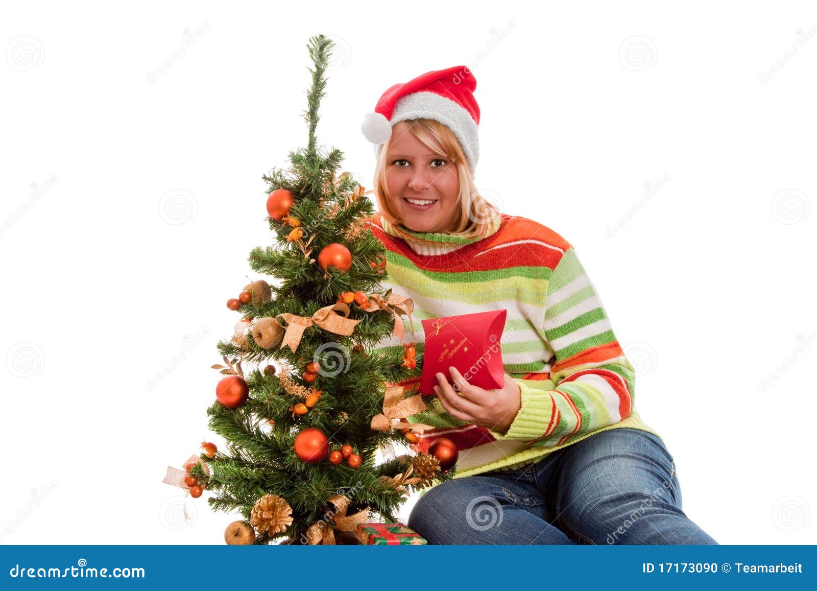 Under the christmas tree stock photo. Image of cheerful - 17173090