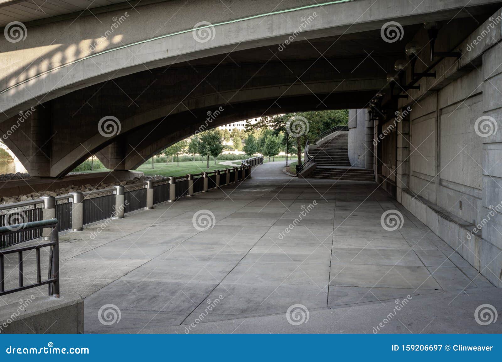 Under the City Bridge stock image. Image of building - 159206697