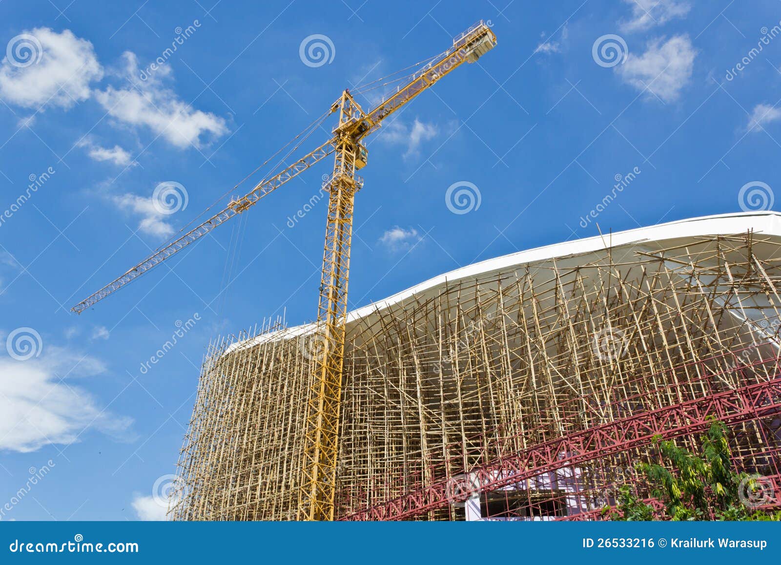 Under Constructio Building stock photo. Image of architecture - 26533216