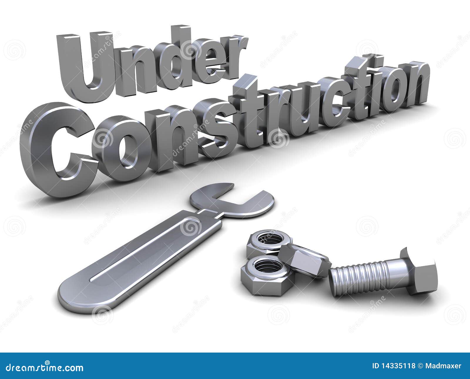 Under construction stock illustration. Illustration of internet - 14335118