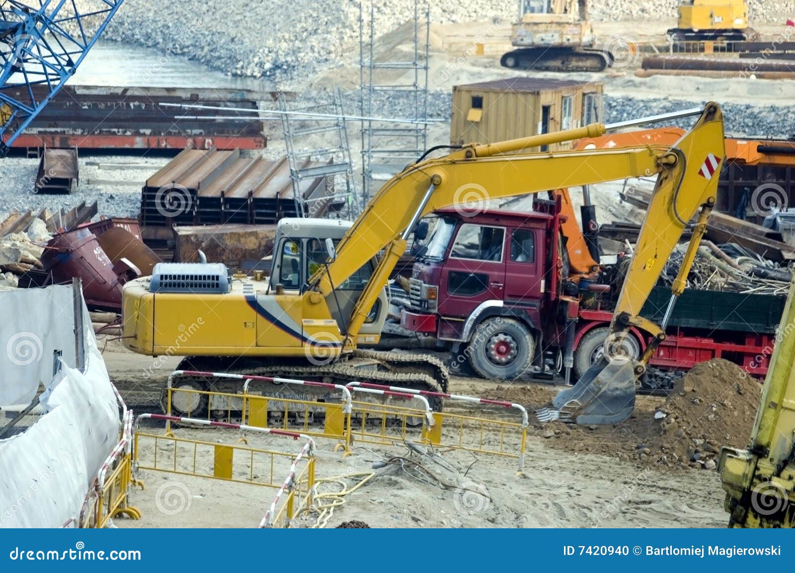 Under construction stock photo. Image of construction - 7420940