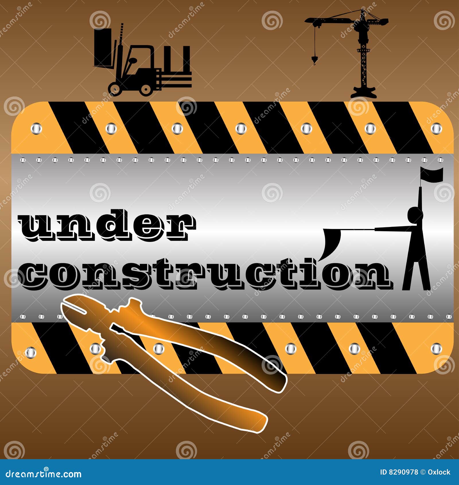 Construction Site Flags Stock Illustrations – 28 Construction Site ...