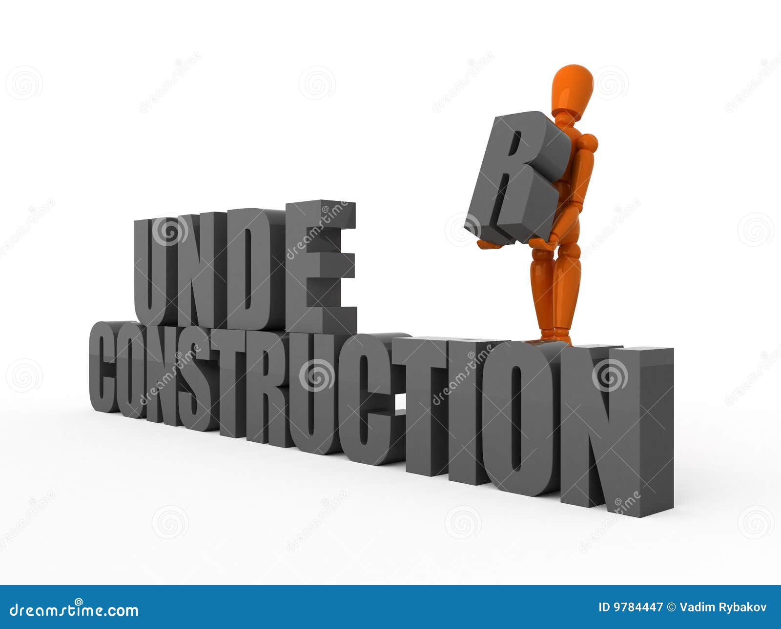 Under construction. stock illustration. Illustration of isolated - 9784447