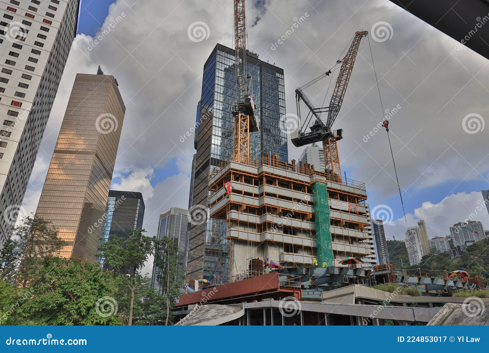 The Under Construction at Admiralty, Hong Kong, 18 June 2021 Editorial ...
