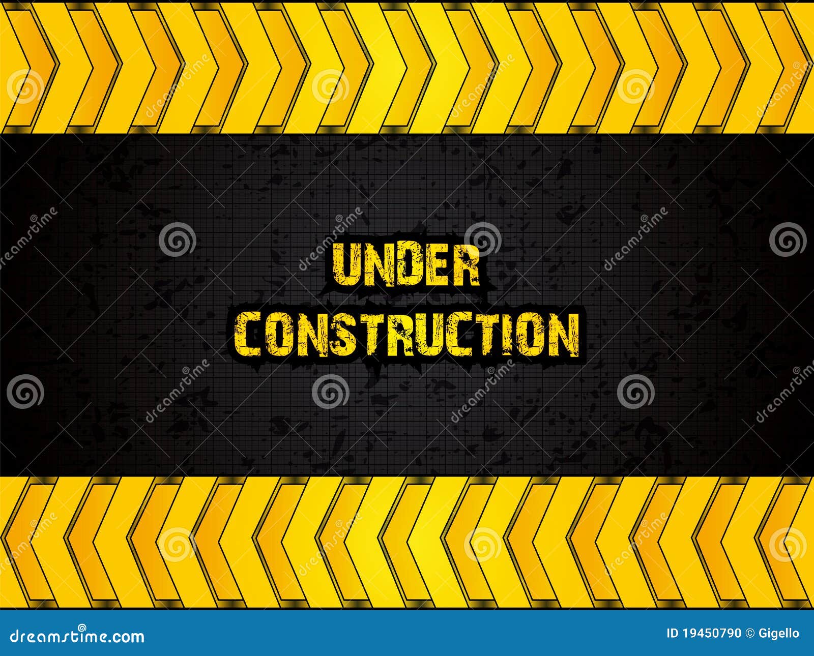 Under Construction Background Stock Vector - Illustration of rectangle ...