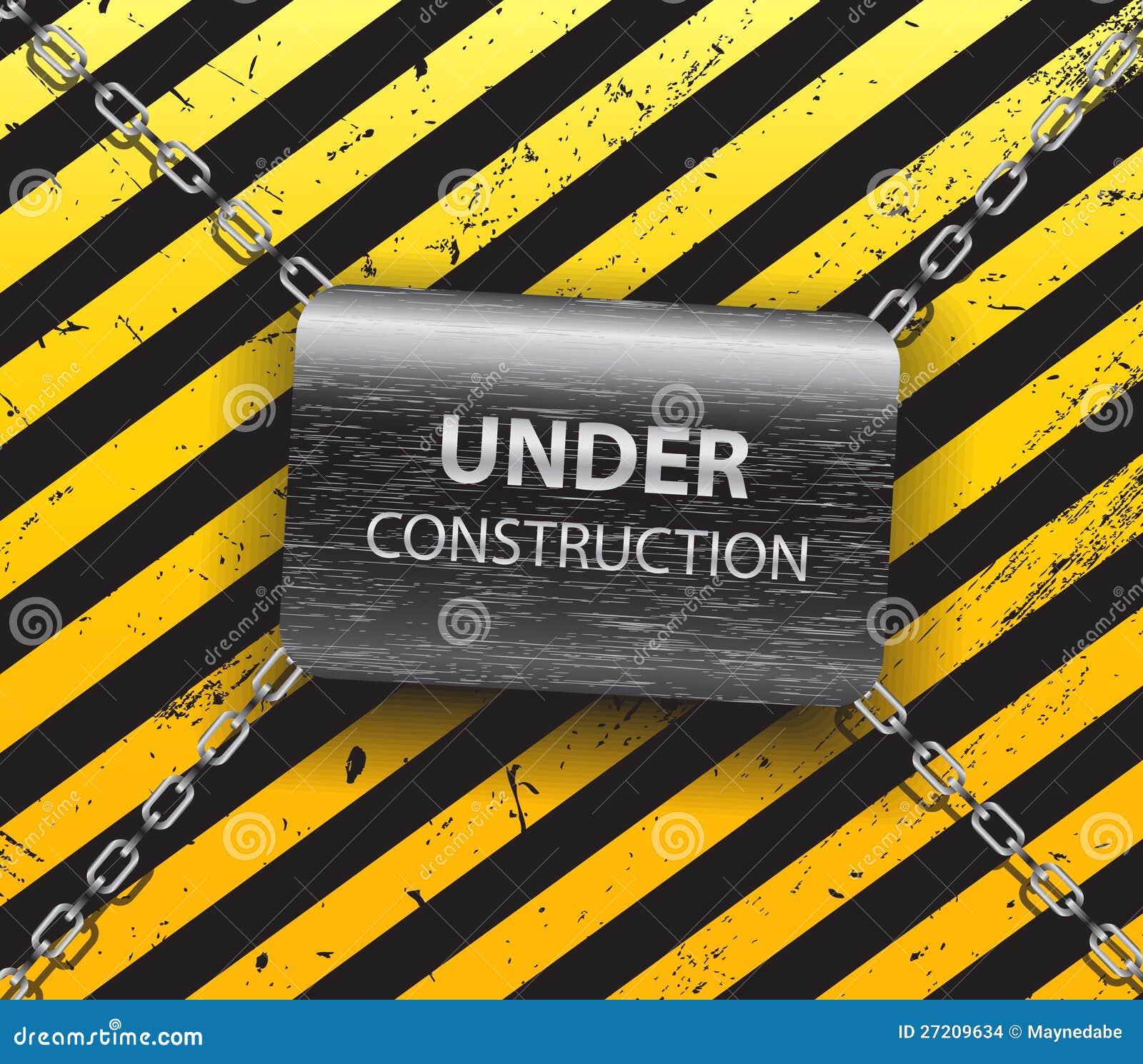 Under Construction Background- Stock Illustration - Illustration of ...
