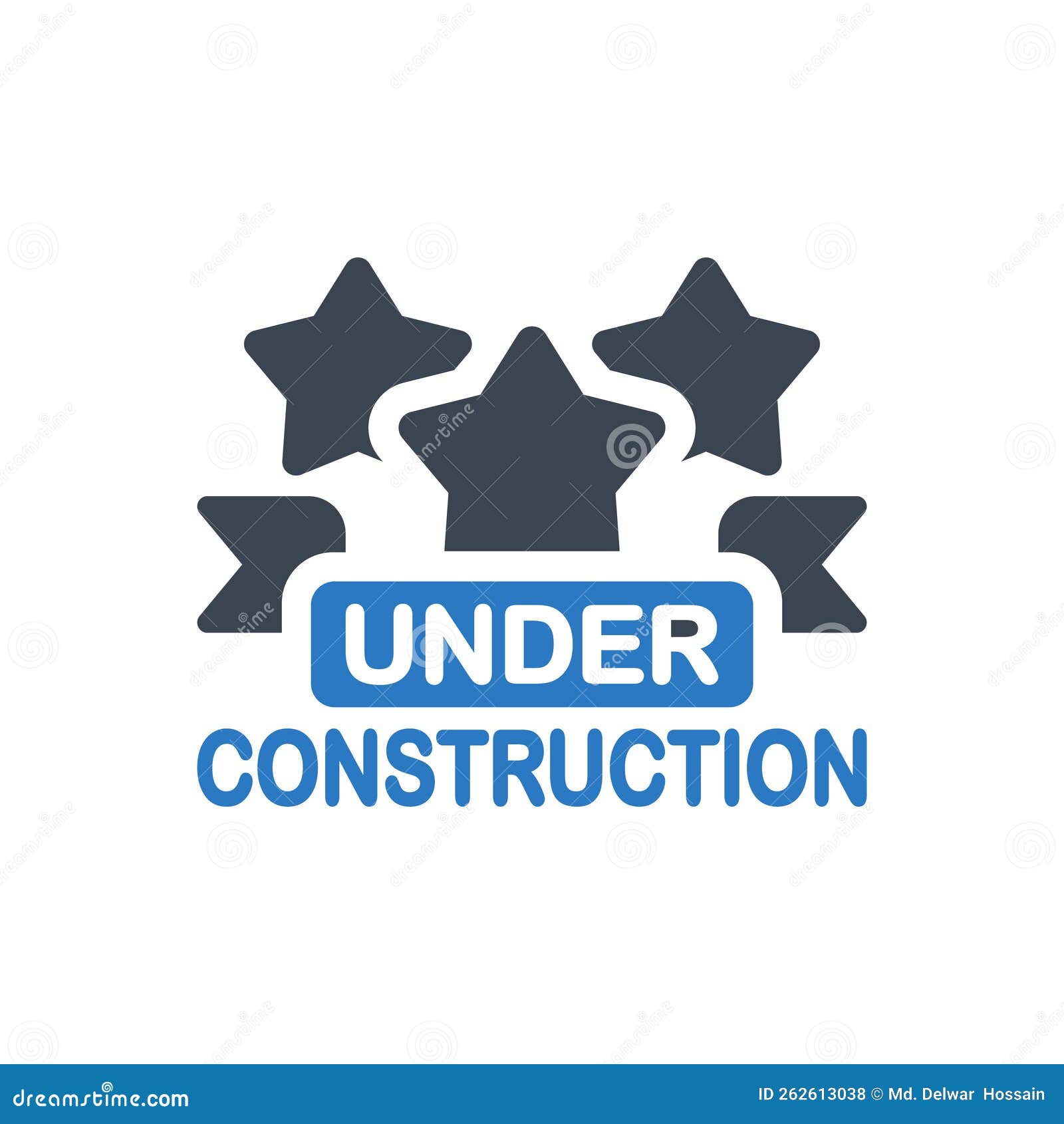 Under Construction Badge Icon Stock Vector - Illustration of icon ...