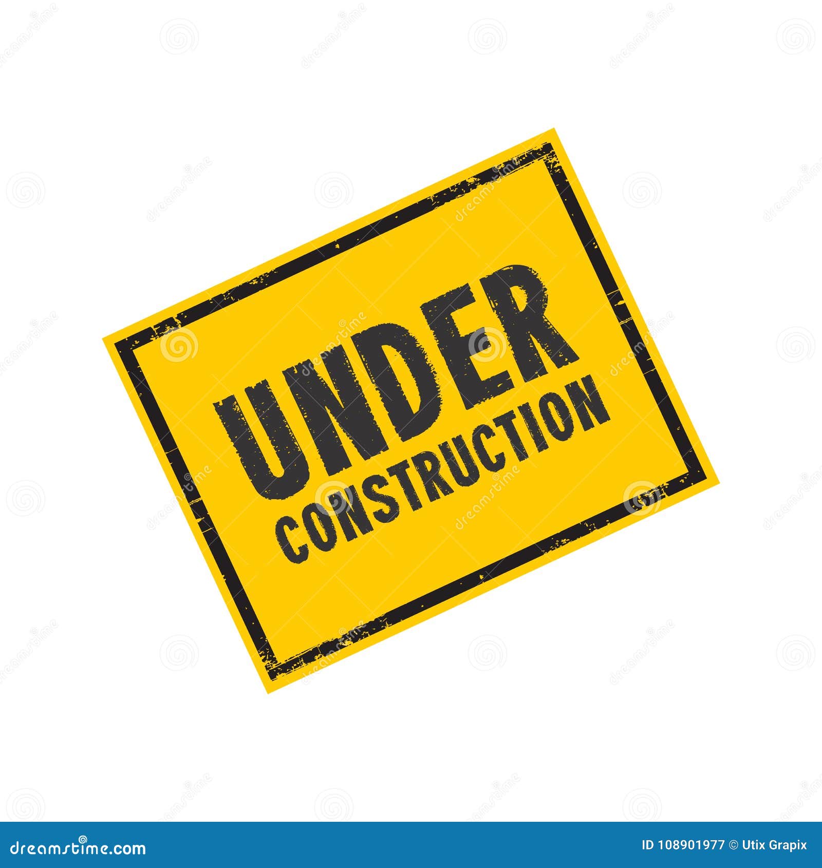 Under Construction Badge Logo Stock Illustration - Illustration of ...