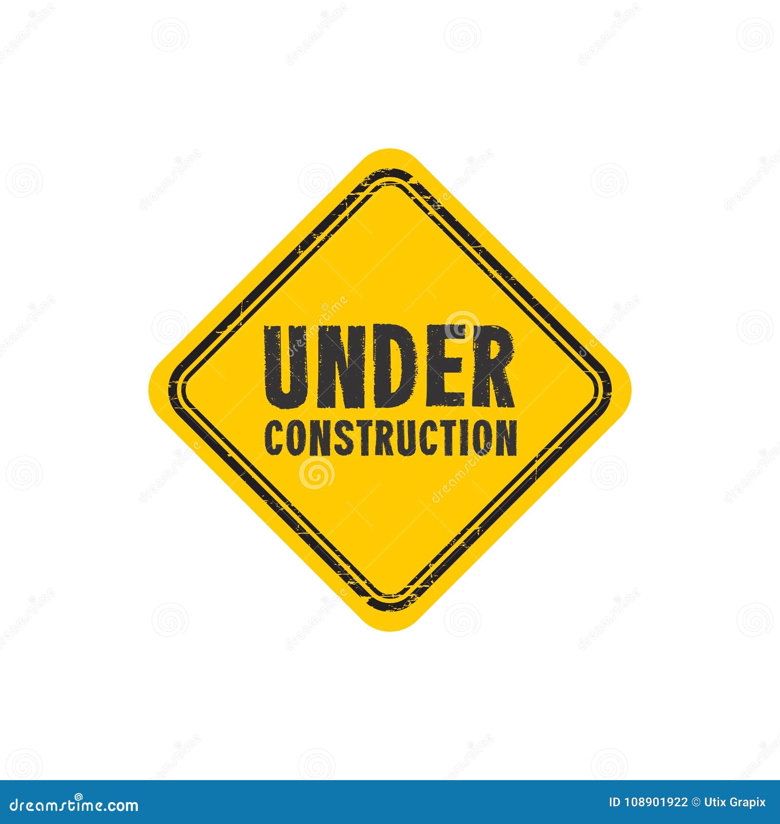 Under Construction Badge Logo Stock Illustration - Illustration of ...
