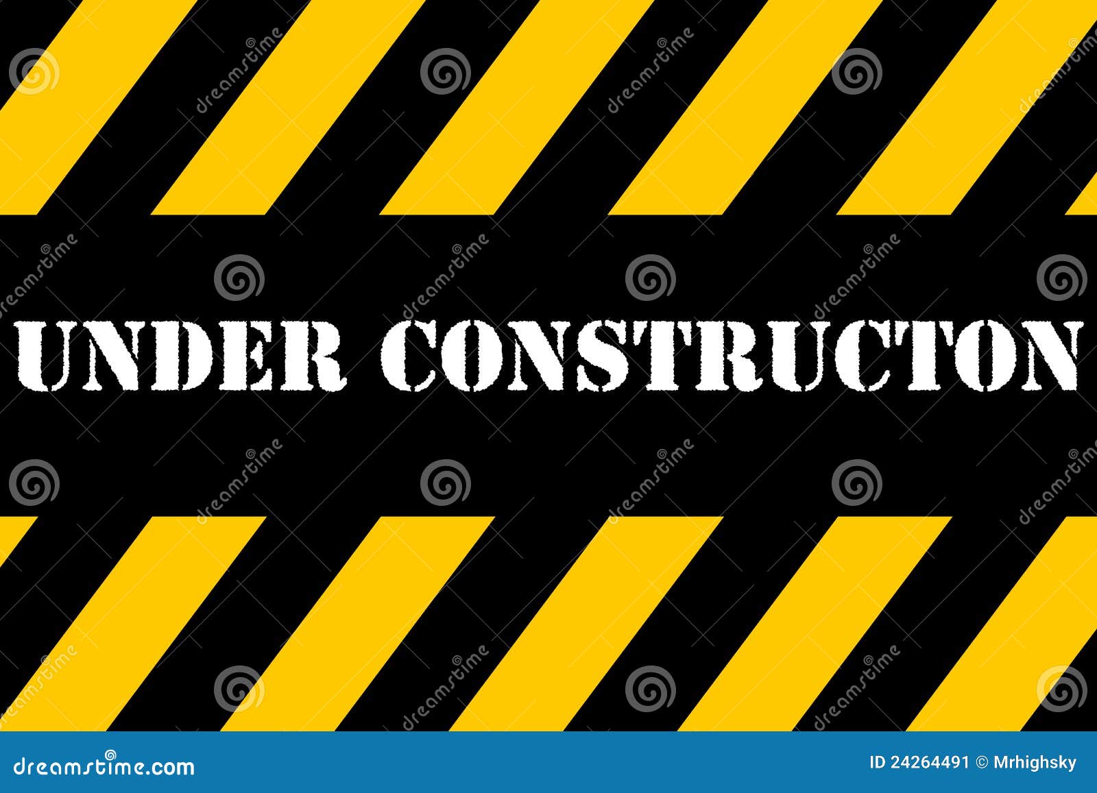 Under Construction Banner Stock Image - Image: 24264491