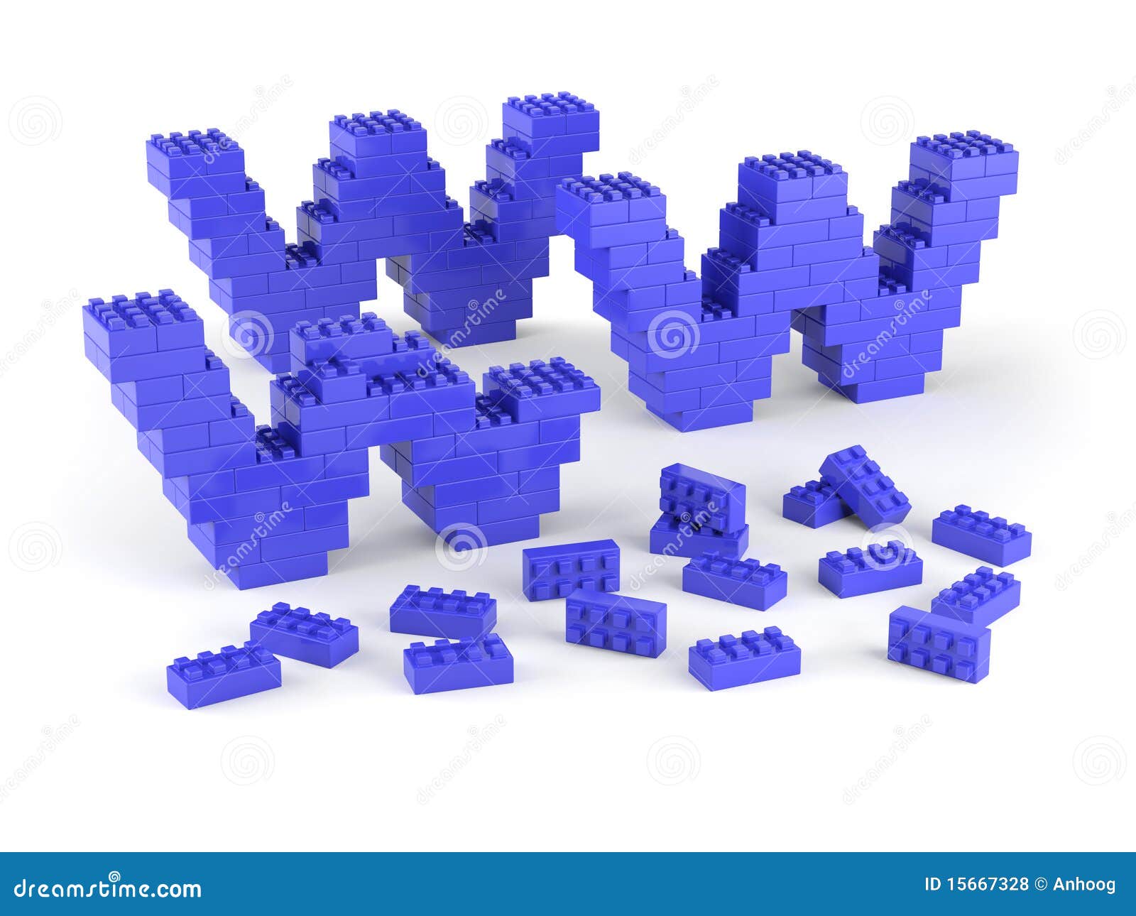 Blue Blocks Background Royalty-Free Stock Image | CartoonDealer.com ...