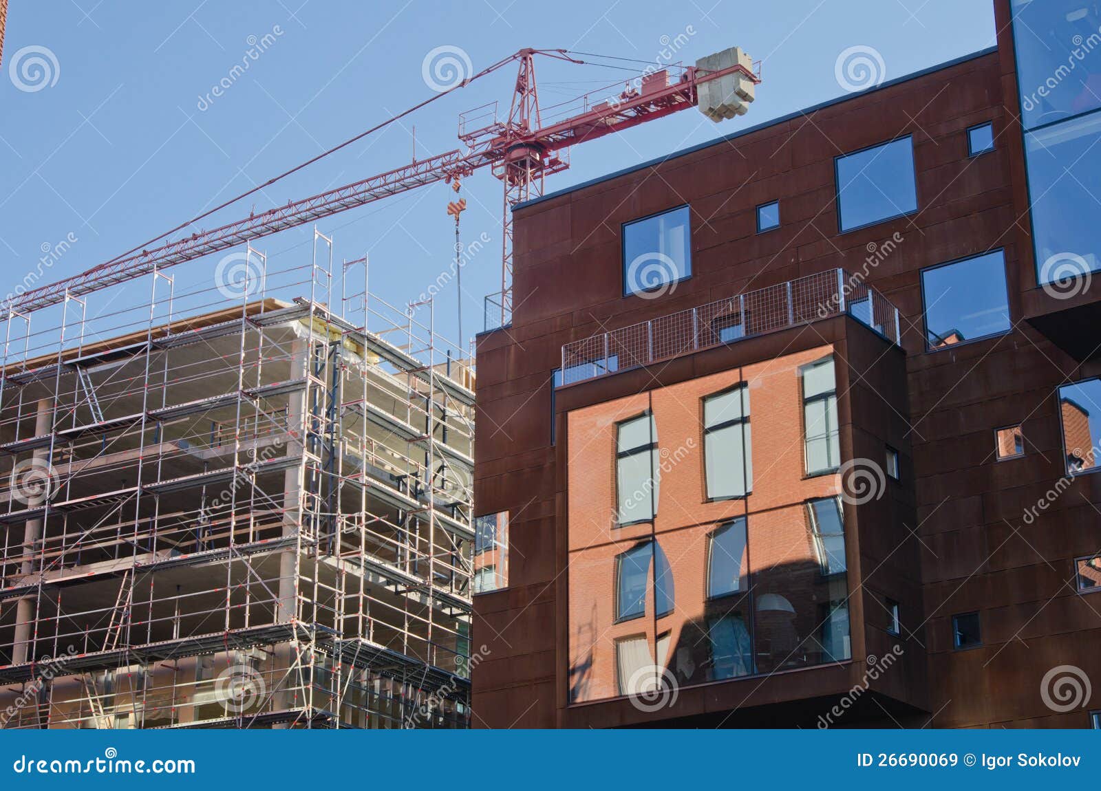 A Under Construction Building Stock Image - Image of city, home: 26690069