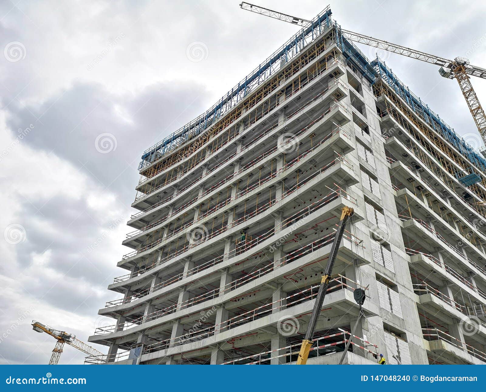 Under Construction Building at the North of the Capital Editorial Image ...