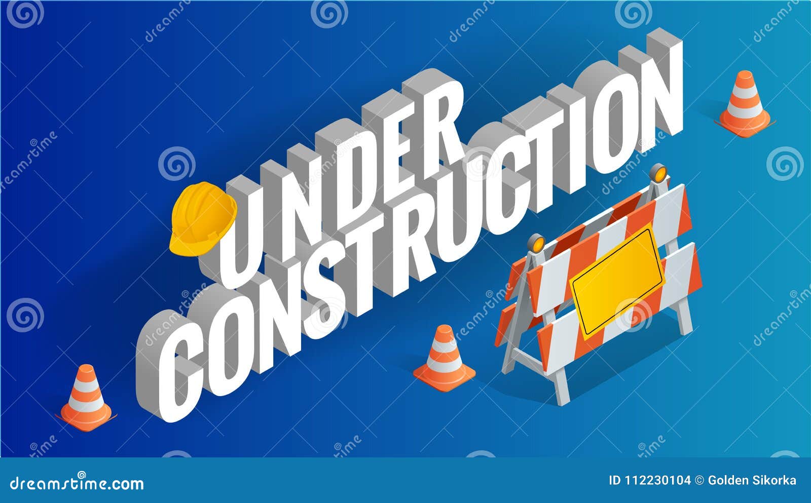 Under Construction Concept. Road Repair, Under Construction Road Signs ...
