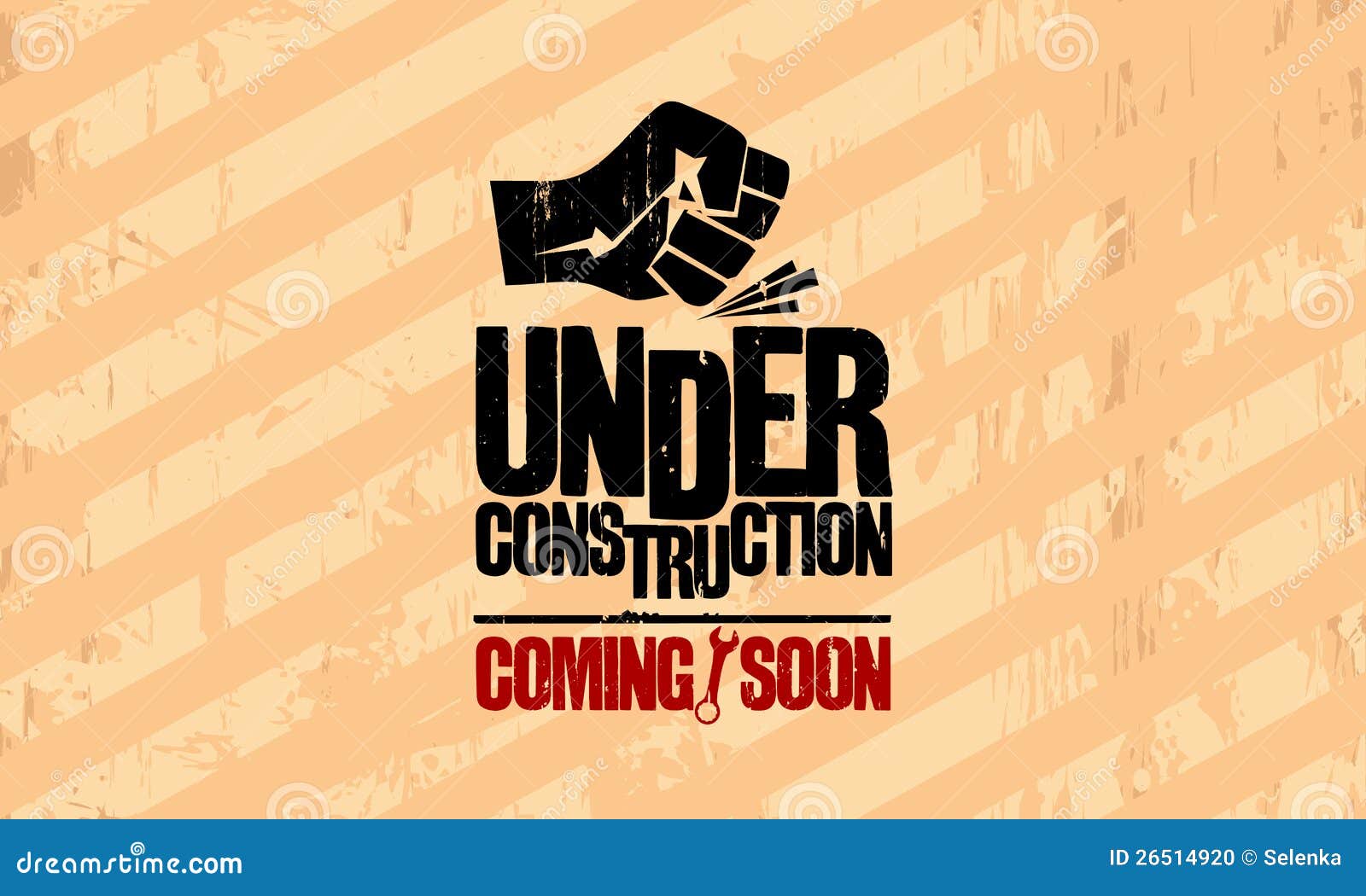 Under construction design. stock vector. Illustration of marketing ...