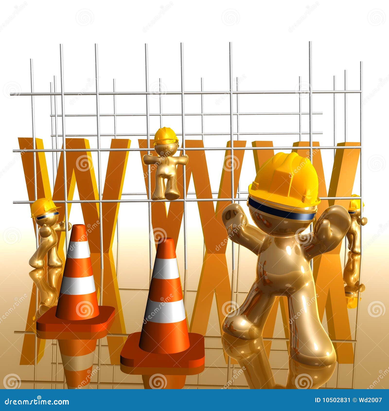 Under Construction Funny 3d Icon Stock Illustration - Illustration of ...