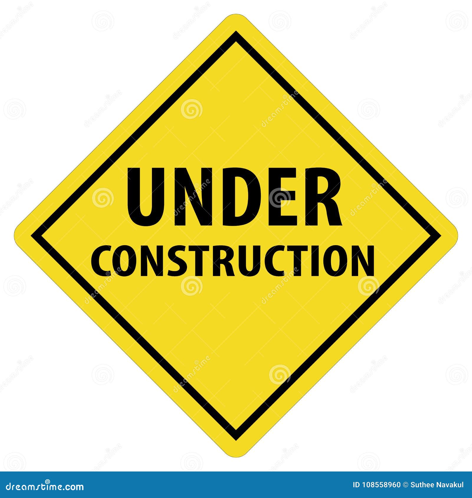 Under Construction Icon on White Background. Stock Vector ... Under Construction Icon on White Background. Stock Vector ...