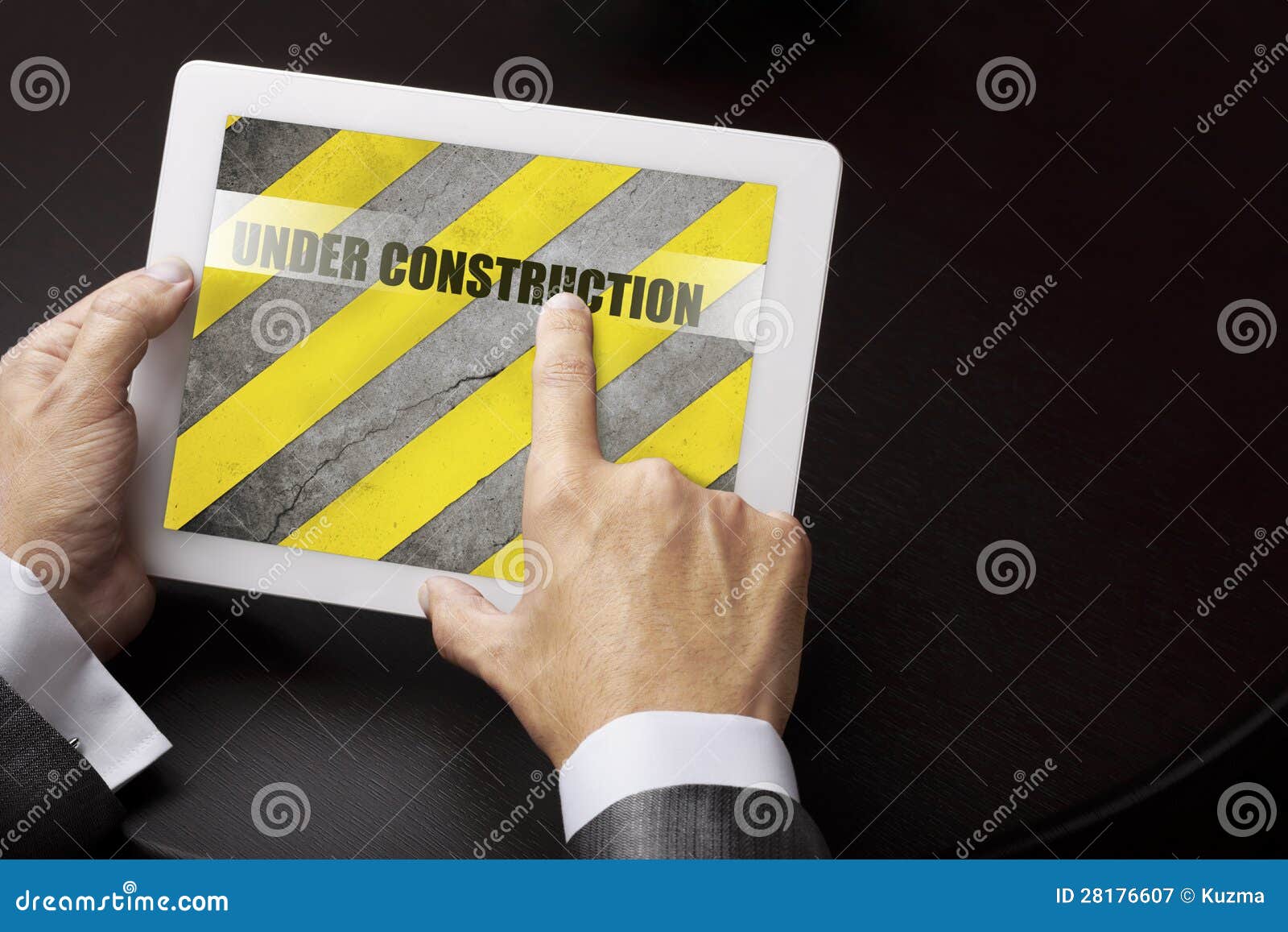 Under Construction (internet Concept) Stock Image - Image of closeup ...