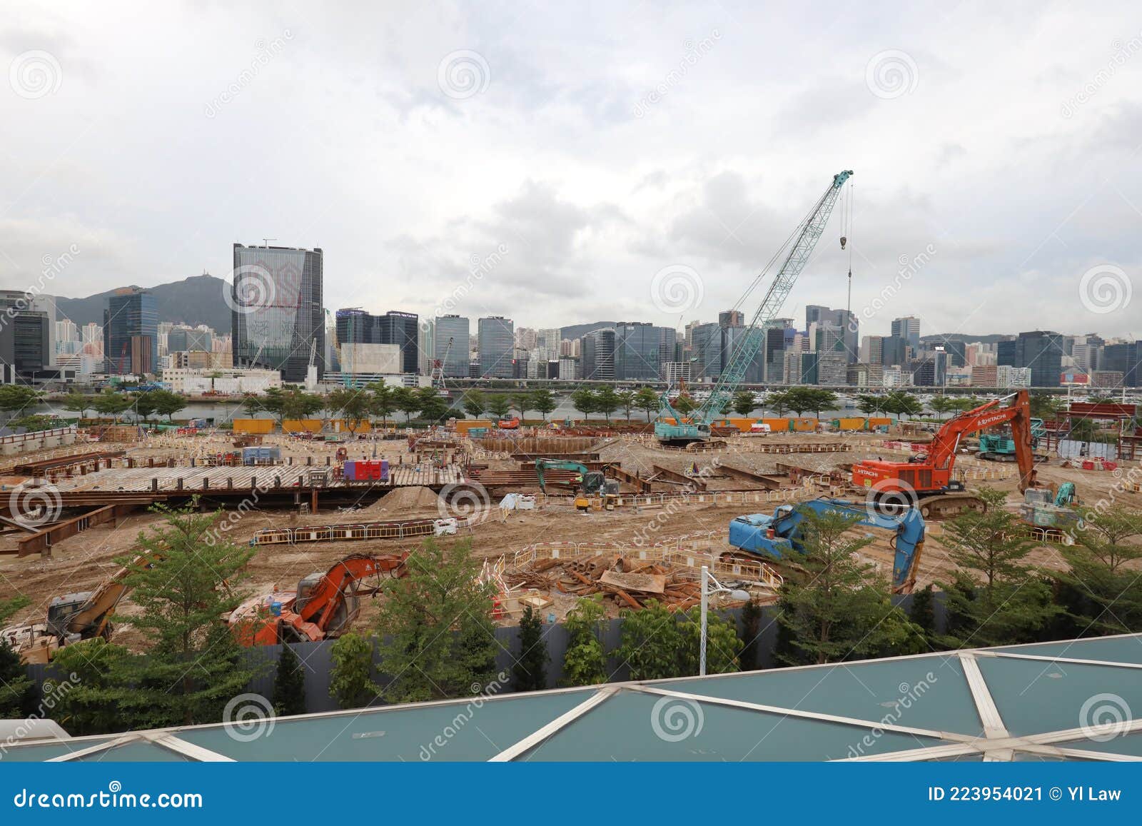 The Under Construction at Kai Tak Development, Hk 25 June 2021 Editorial Photo - Image of dusk ...