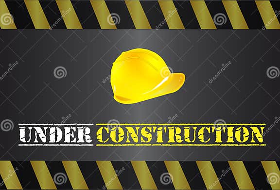 Under construction logo stock vector. Illustration of street - 19752592