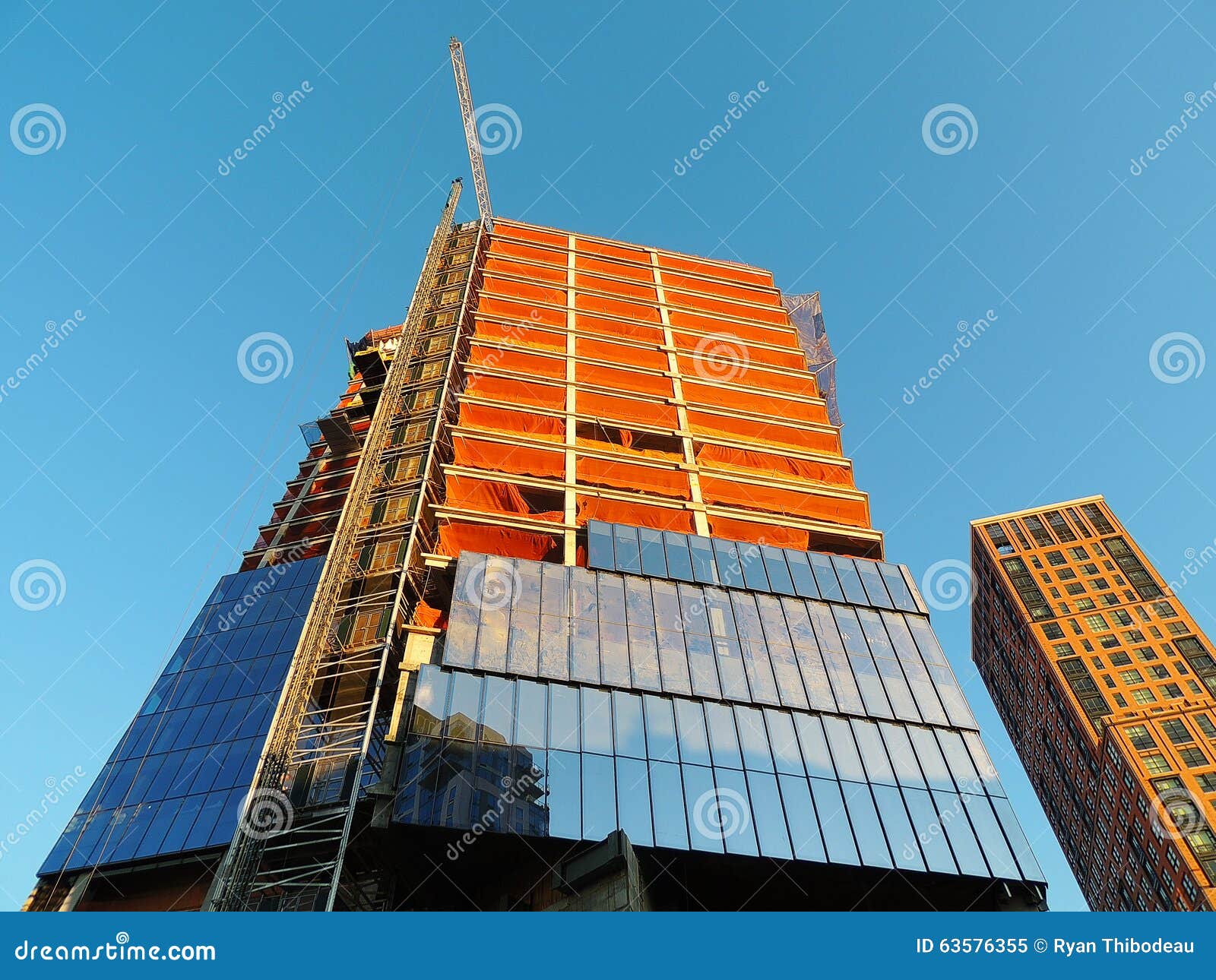 Under Construction Office Building Stock Image - Image of architecture ...