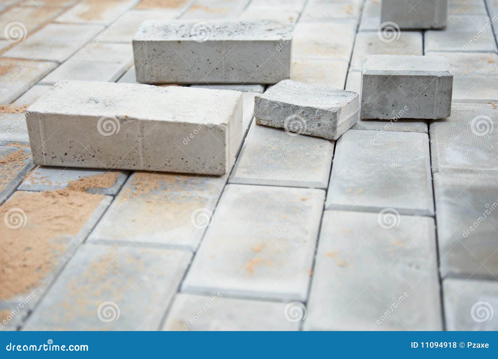 Under Construction Platform from Brick Stock Photo - Image of broken ...