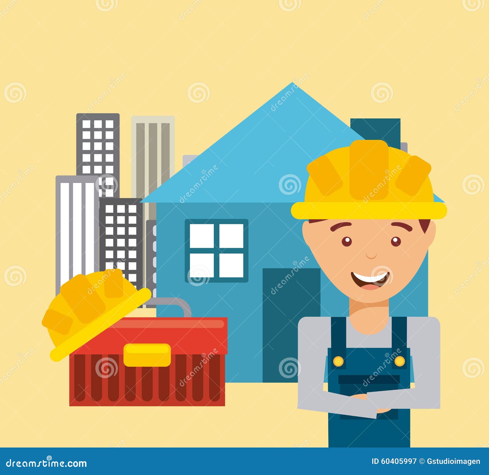 Under construction project stock vector. Illustration of project - 60405997
