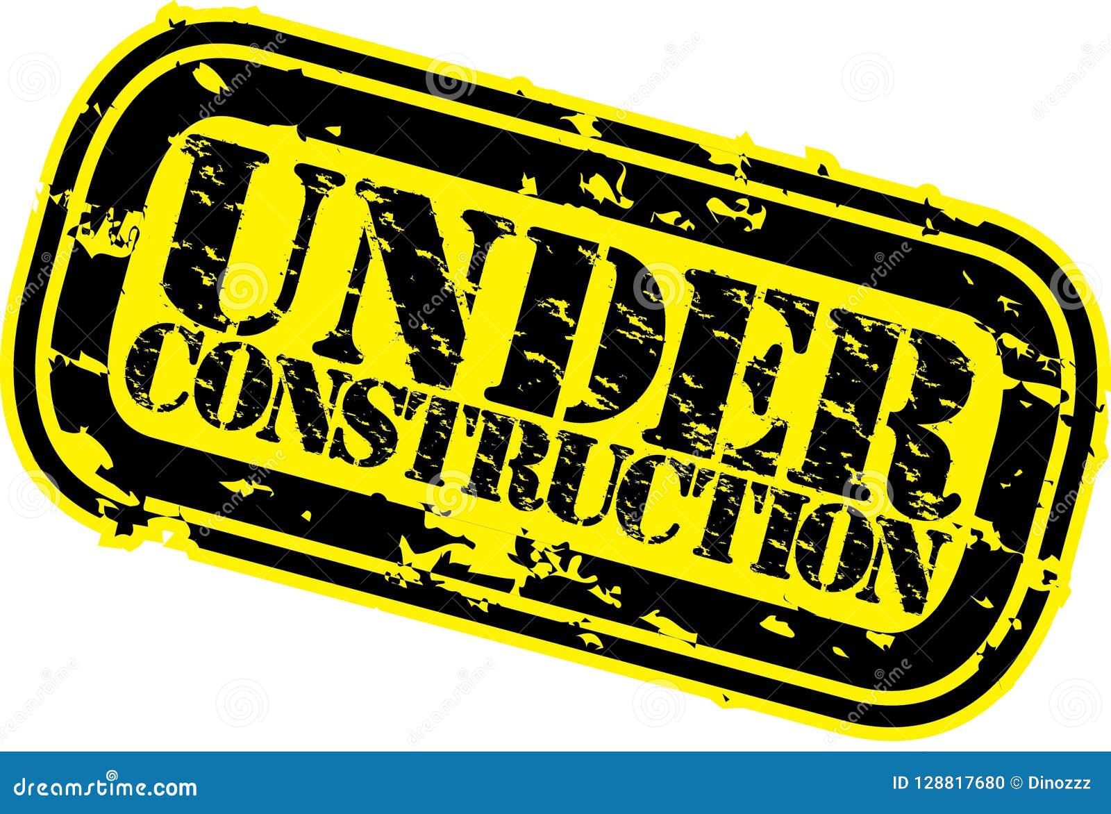 Under Construction Rubber Stamp, Vector Stock Vector - Illustration of ...