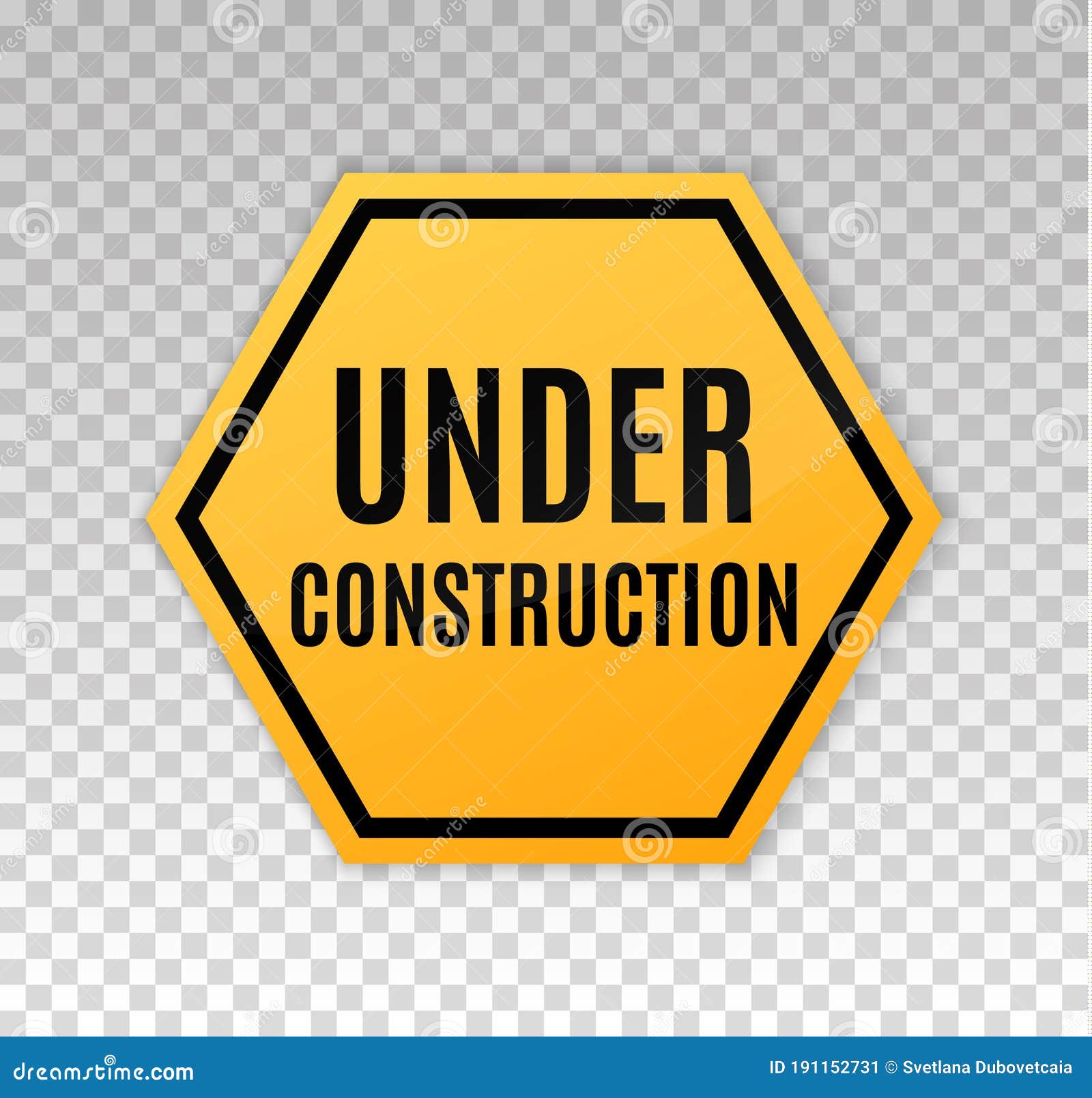 Under Construction Sign. Construct Banner. Icon Under Construction ...