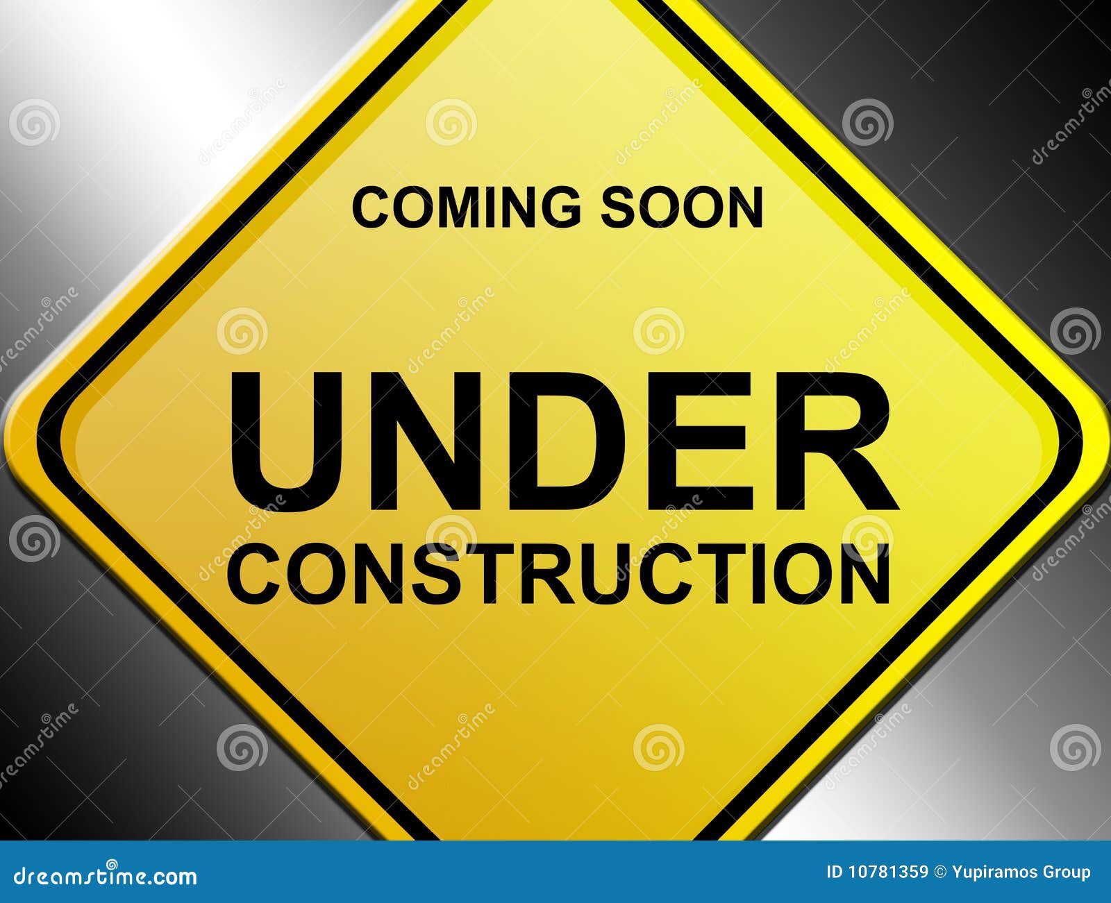 Under construction signal stock illustration. Illustration of safety ...