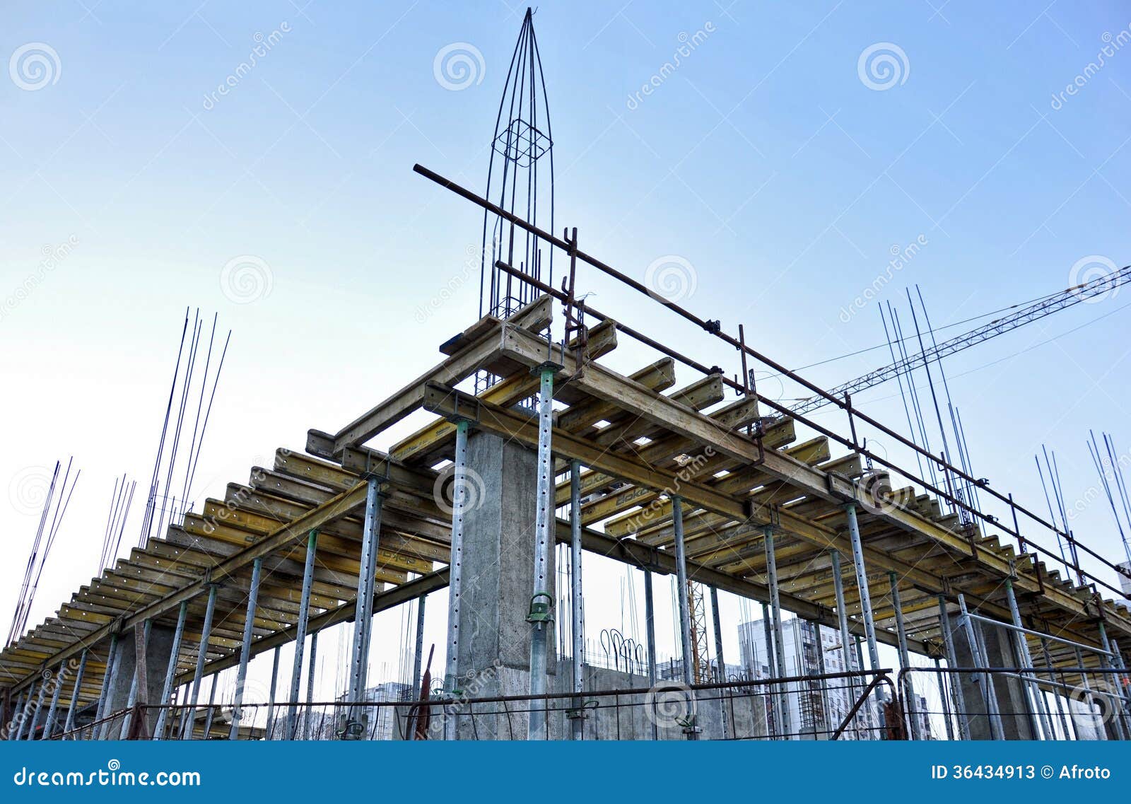Under Construction Site stock image. Image of architecture - 36434913