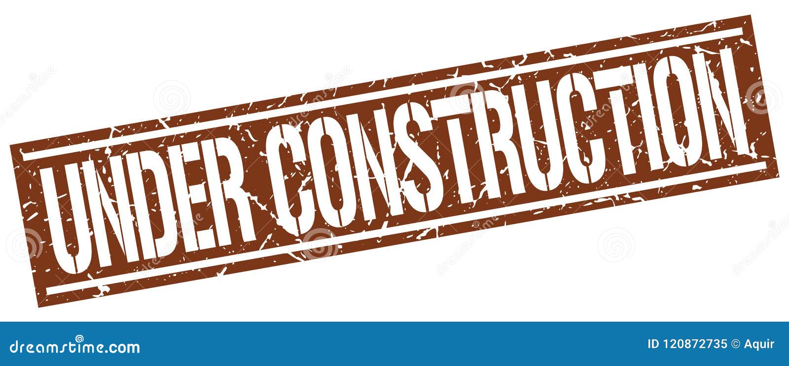 Under construction stamp stock vector. Illustration of stamp - 120872735