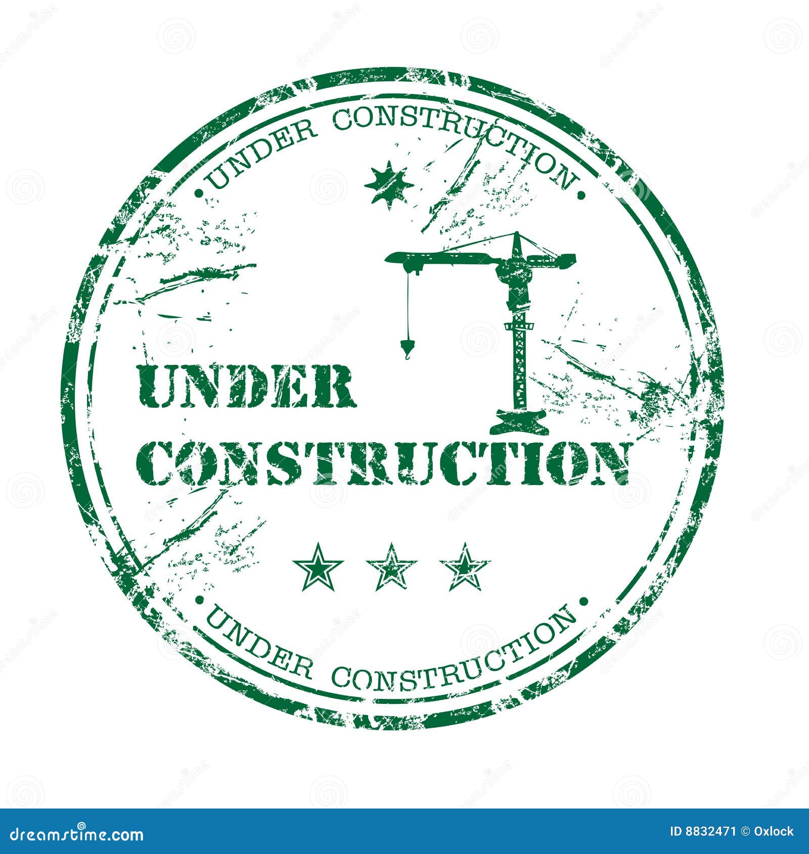 Under construction stamp stock vector. Illustration of constructing ...