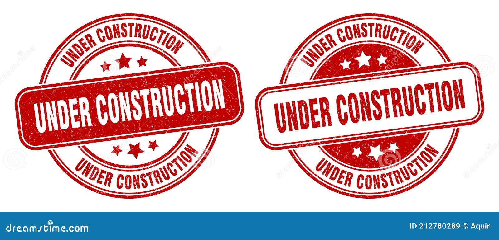 Under Construction Stamp. Under Construction Label. Round Grunge Sign ...