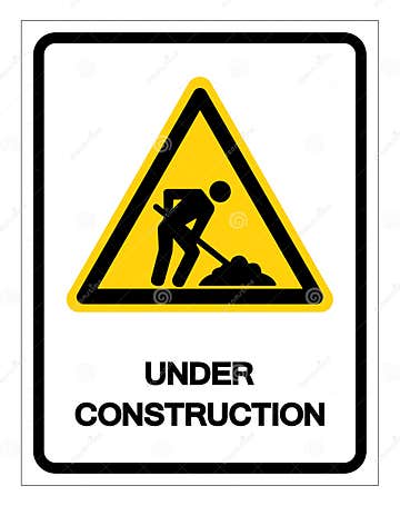 Under Construction Symbol Sign, Vector Illustration, Isolate on White ...