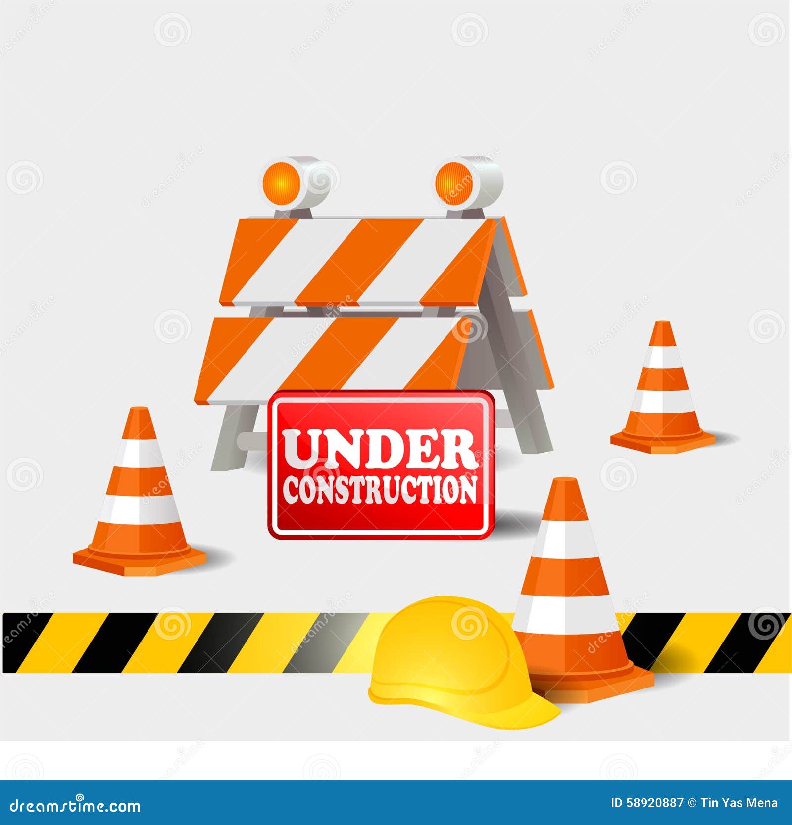 Under construction symbol stock vector. Illustration of project - 58920887