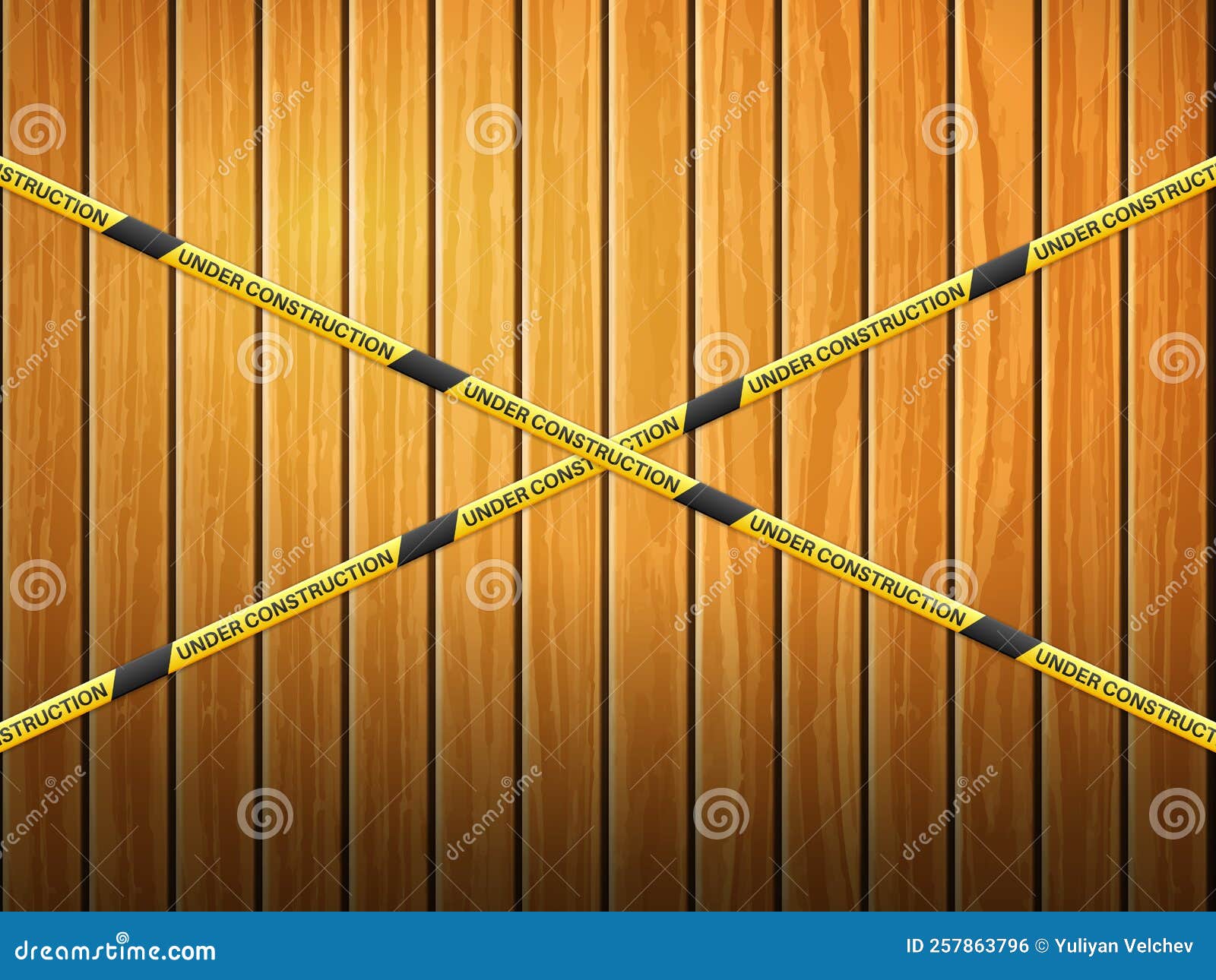 Police line tape set stock vector. Illustration of construction - 257863796