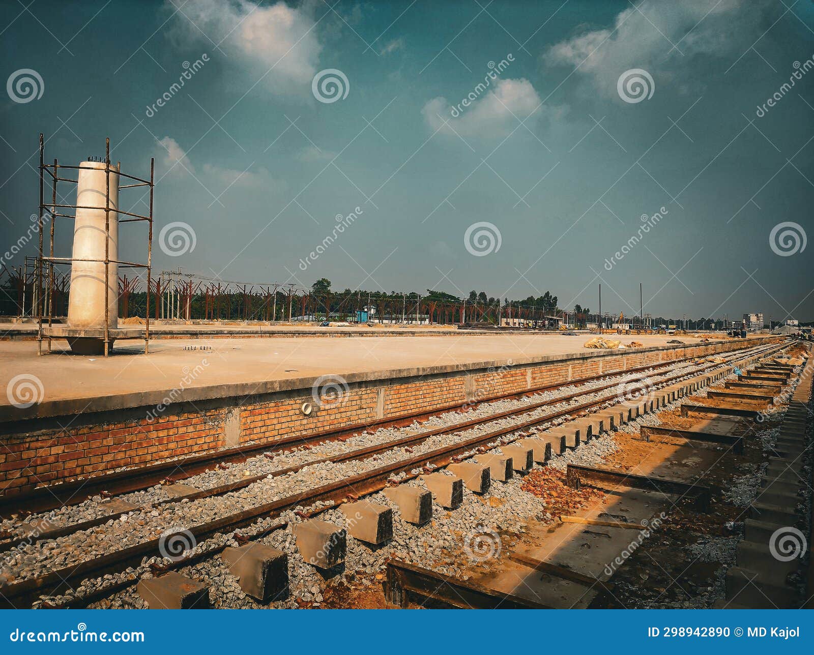 Under Construction Time Cox& X27;s Bazaar Railway Station 5 Stock Photo ...