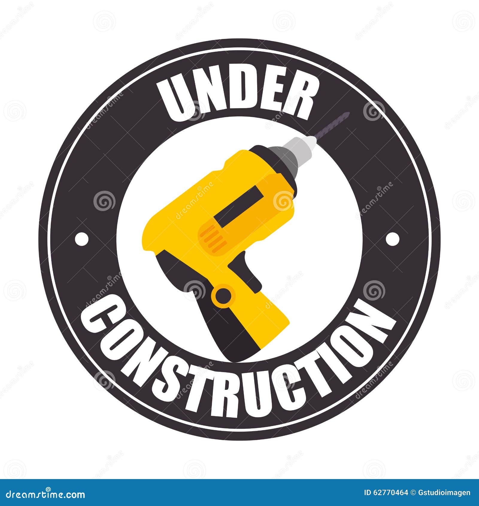 Under Construction and Tools Stock Illustration - Illustration of ...